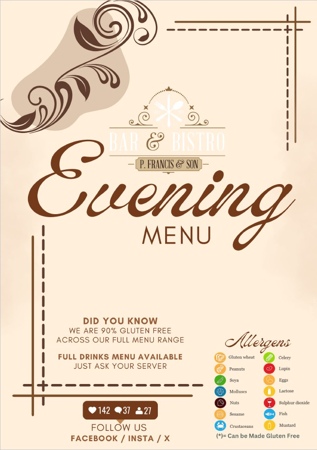 Bar & Bistro | Menlo Park Hotel